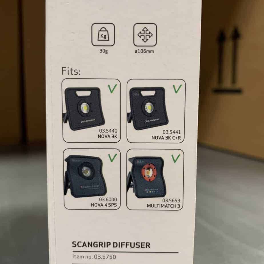 Scangrip diffuser | Detailshop.no